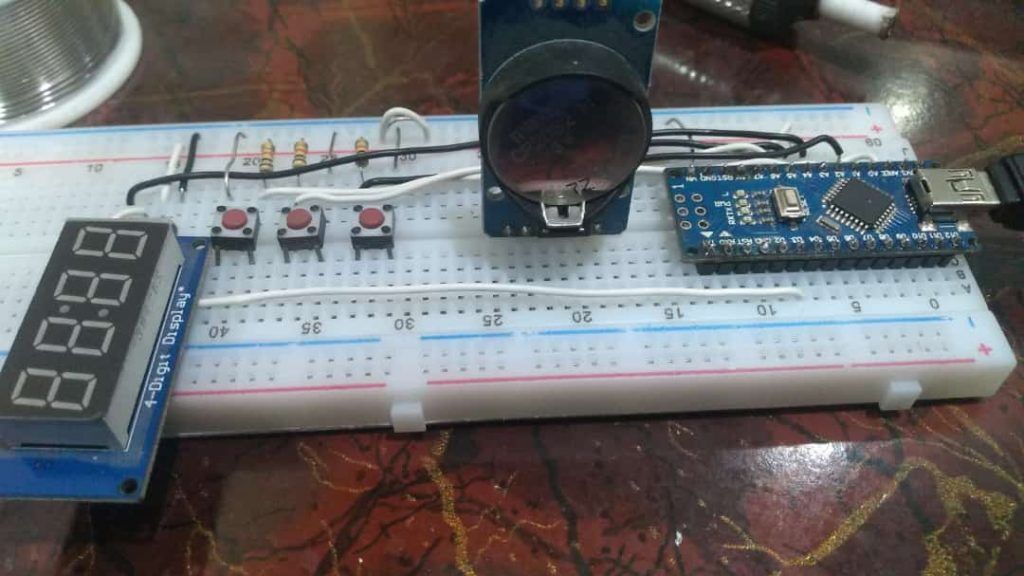 Arduino RTC based Digital Clock with 7 segment module | FYP Solutions