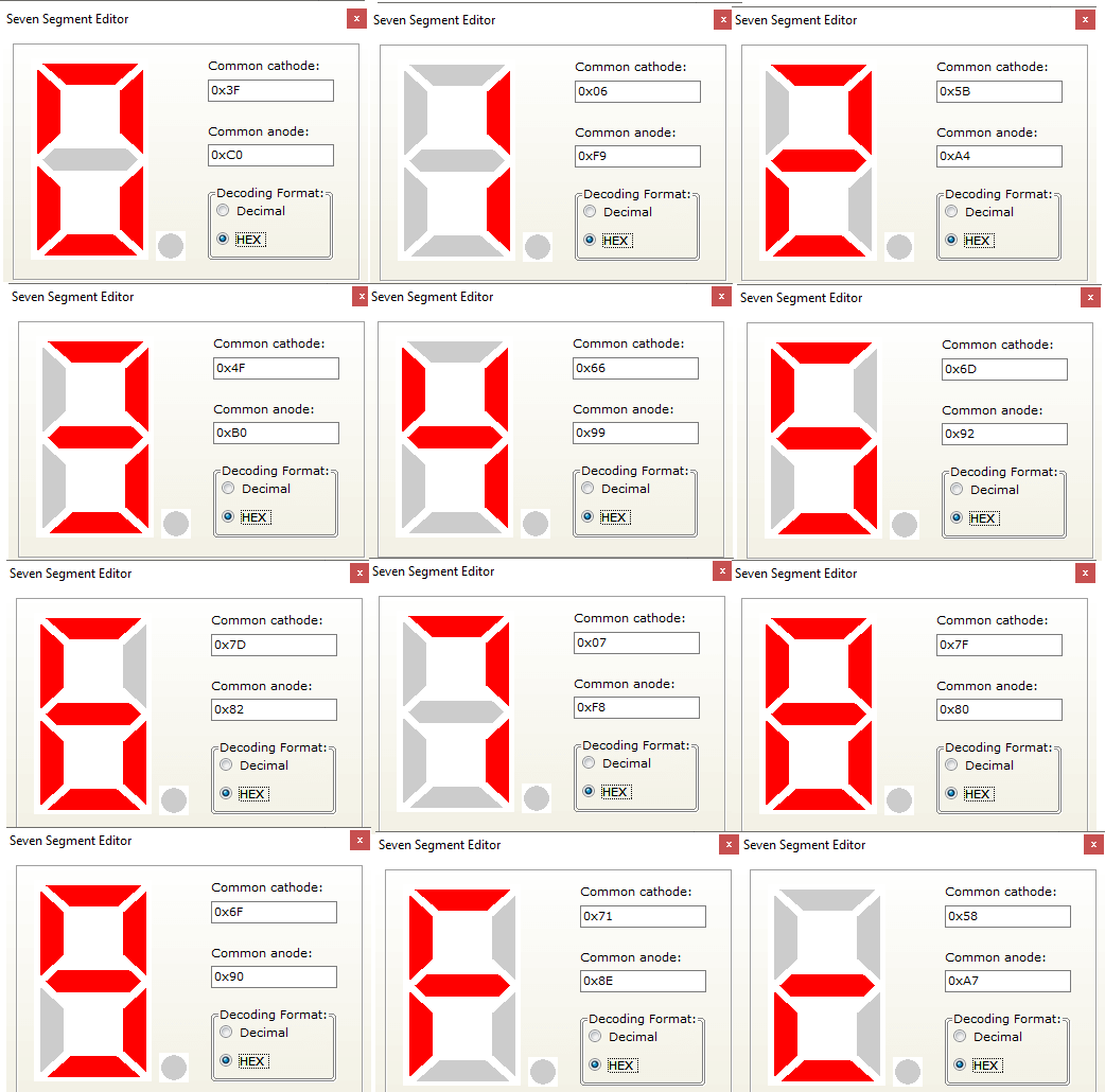 8051 7 segment display Interfacing | FYP Solutions